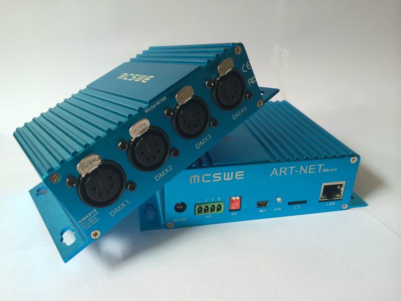 ART-NET network DMX512 controller bidirectional channel MADRIX software decoder 2048 - MCSWE ...